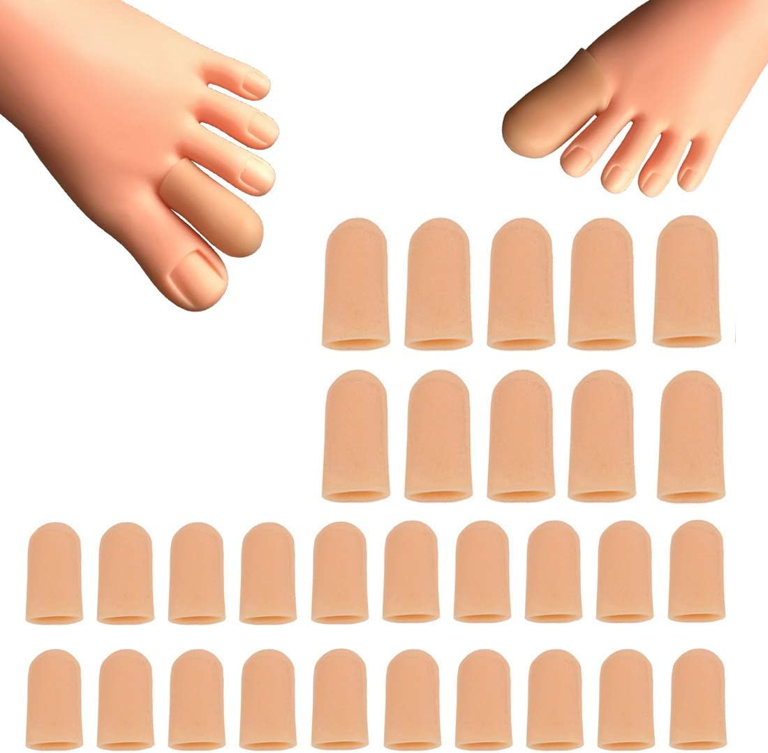 30 Pieces Toe Caps, Toe Protector Toe Covers, Protect Toe from Rubbing ...