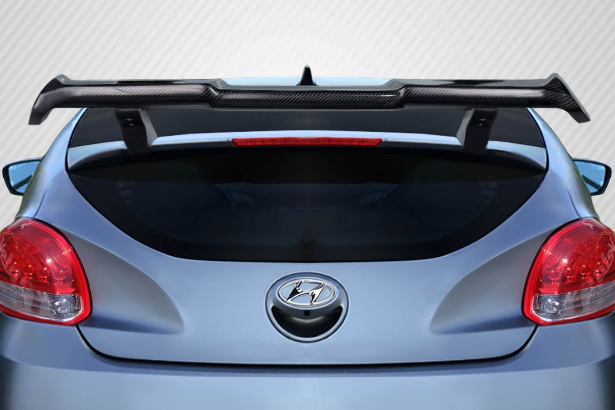2012-2017 Hyundai Veloster Carbon Creations Nobo Rear Wing Spoiler - 3 ...