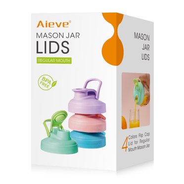 Masontops Multi Top - 2 Pack - Wide Mouth Mason Jar Lids With Easy Pour ...