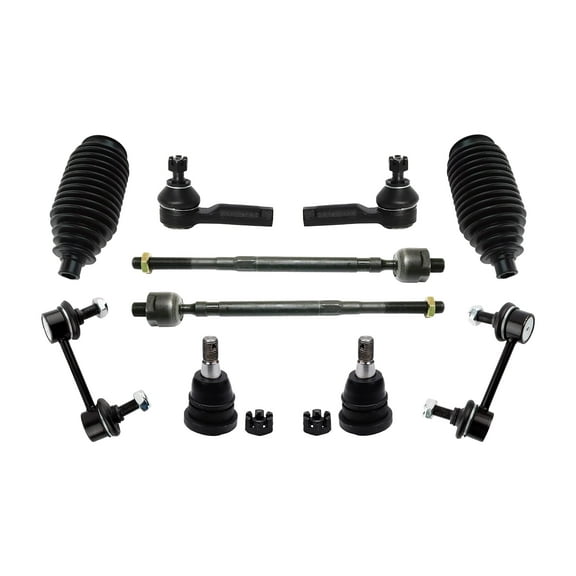 10 Pc Front Suspension Kit Sway Bar End Links, Lower Ball Joints, Tie ...