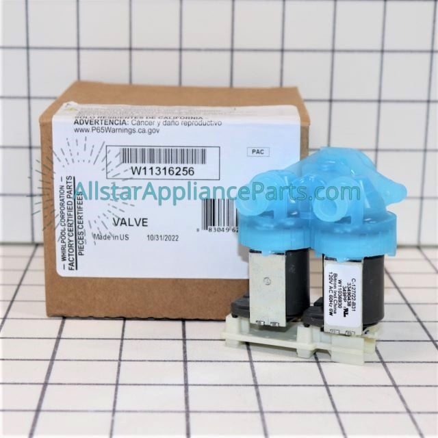 Whirlpool Washing Machine Water Inlet Valve W11316256 - Walmart.com