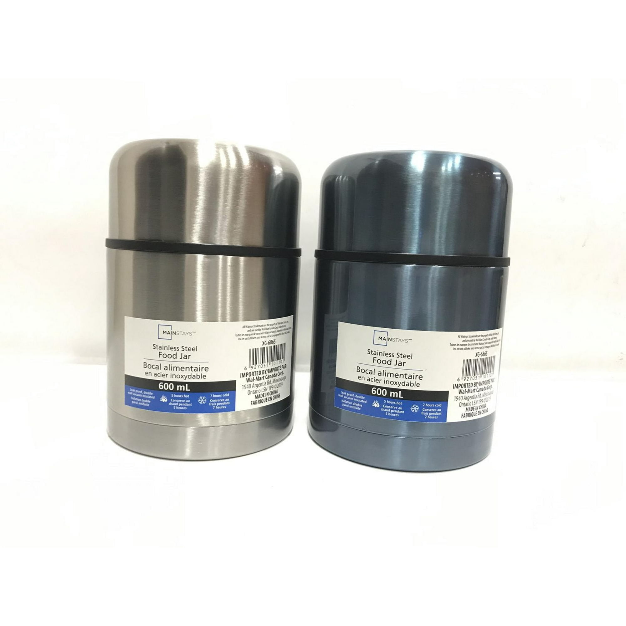 Click here for Mainstays 600ml Stainless Steel Food Jar prices