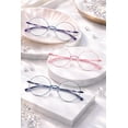 3 Pack Round Reading Glasses for Men Women Lightweight Clear Frame ...