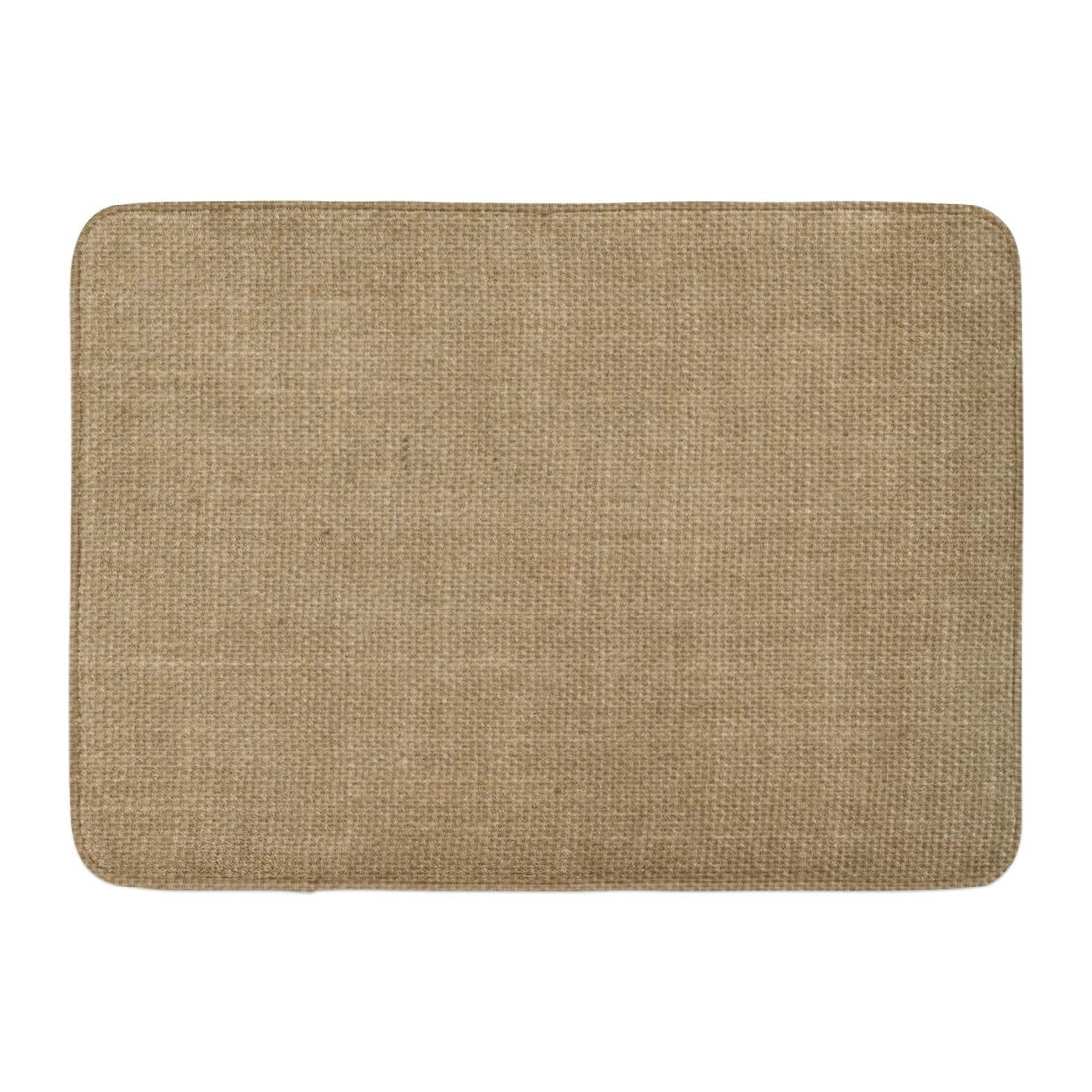 GODPOK Bag Beige Burlap Natural Linen for The Brown Abstract Braid Rug ...