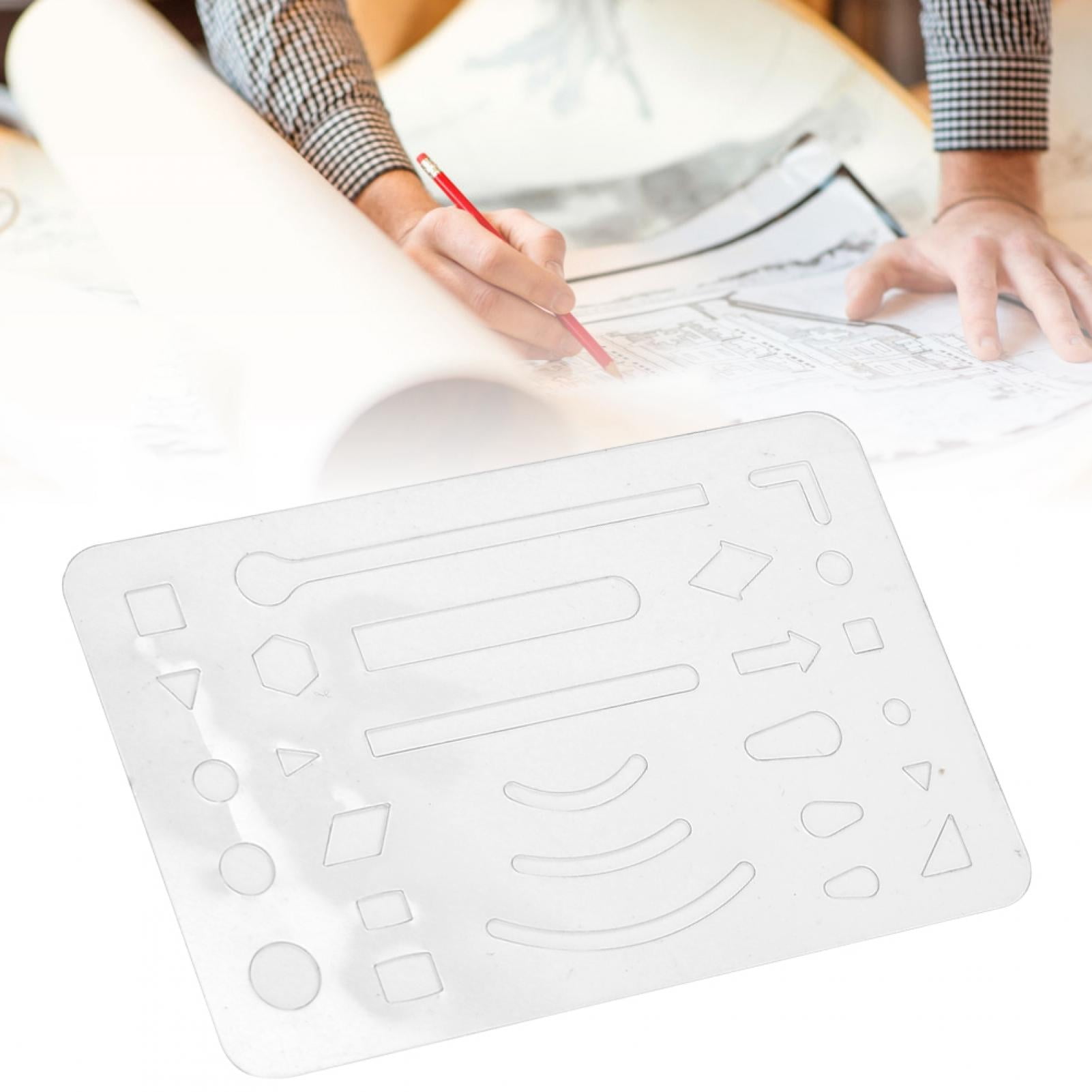 Gupbes Engineering Drawing Template Ruler, Erasing Shield, Art Supplies ...