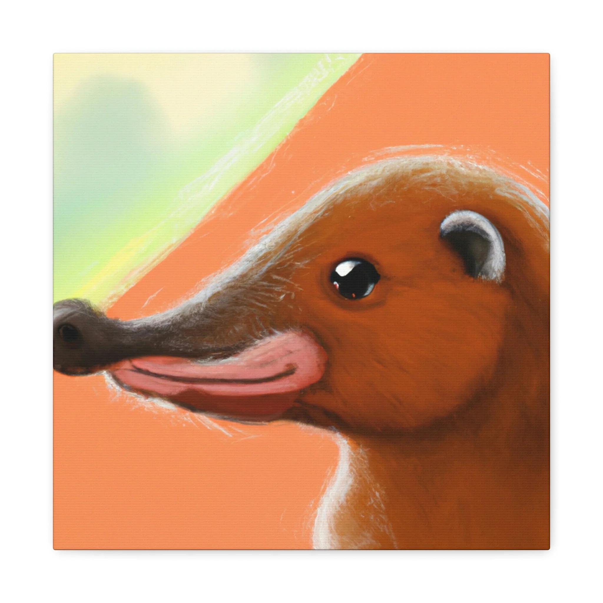 Platypus in a Pond - Canvas - Walmart.com