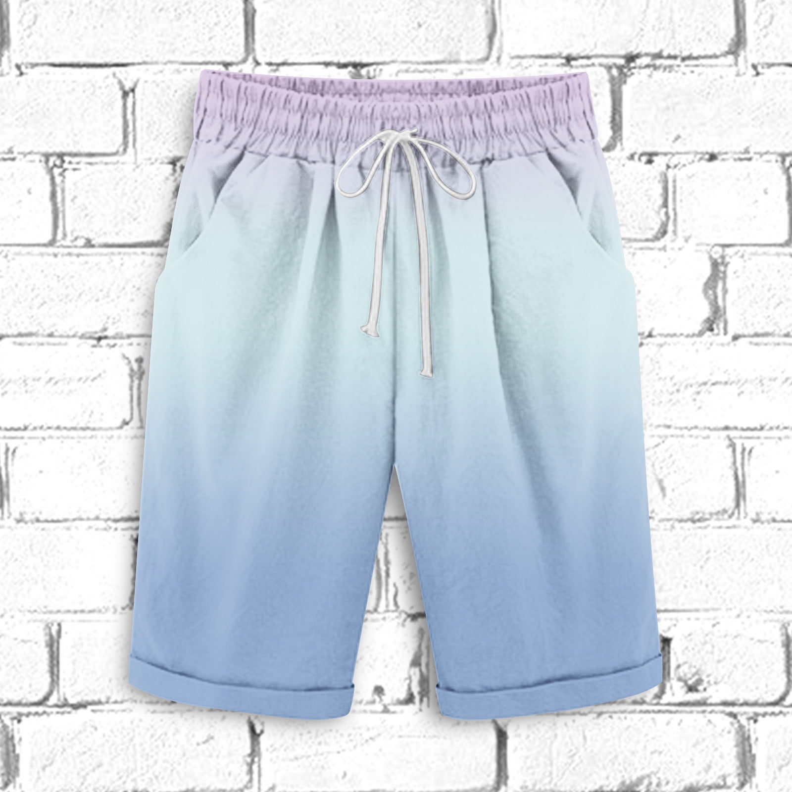 Click here for Aherbiu Plus Size Shorts For Men Trendy Gradient S... prices