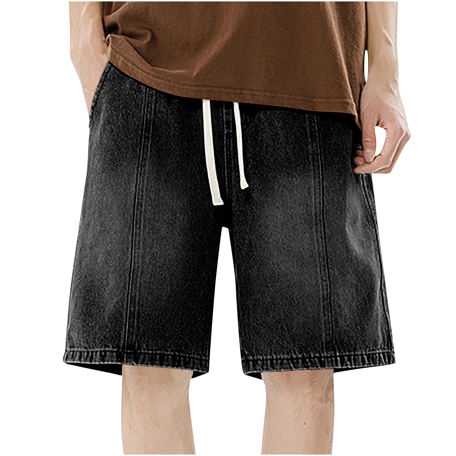 Click here for Ohmzyzo Denim Shorts For Men Casual Summer Wide Le... prices