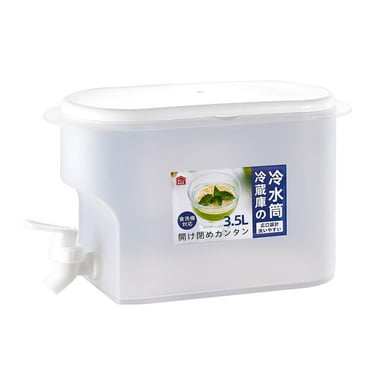 Arrow Home 1.25 Gallon Slimline Beverage Container in Clear, Plastic ...