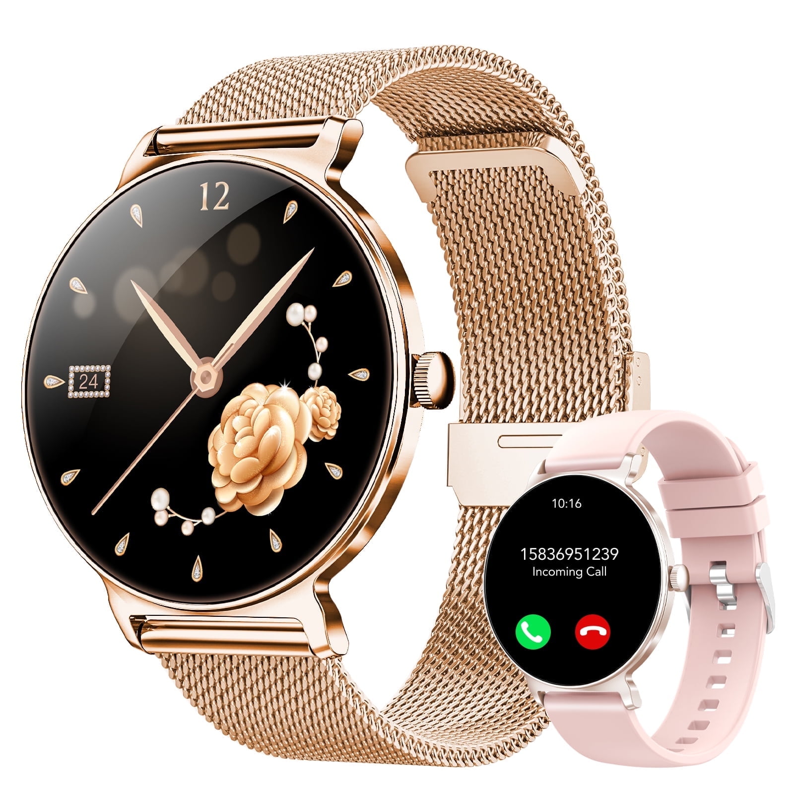 Click here for Tikland Smart Watch For Women  1.27 Thin Face Fitn... prices