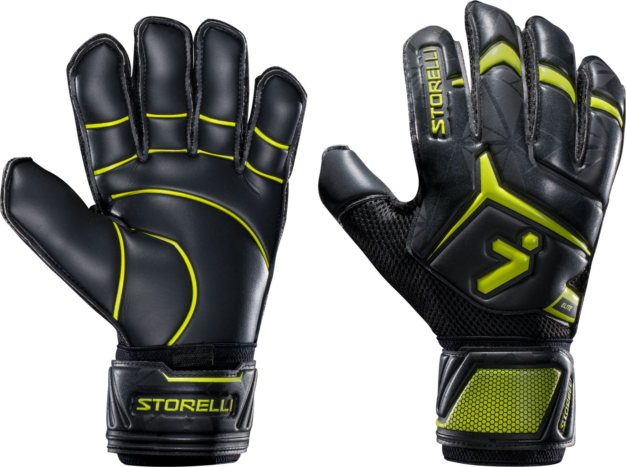 Storelli Gladiator 2.0 Elite Finger Spine Soccer Goalkeeper Gloves ...