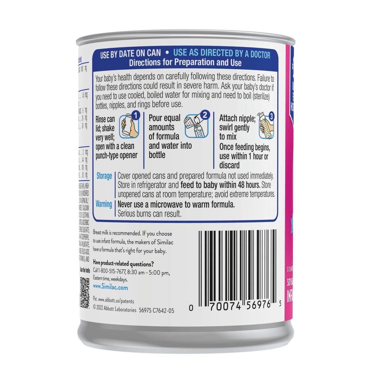 4 pack) Similac Soy Isomil Concentrated Liquid Infant Formula, 13-fl-oz ...