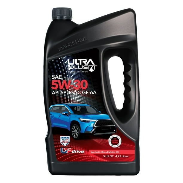 Ultra1Plus SAE 5W-30 Mezcla Sintético Aceite Motor Gasolina API SP ...