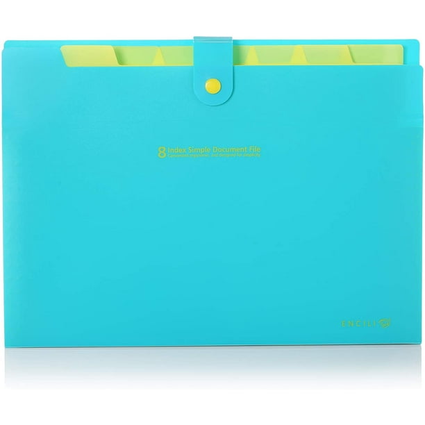 File Folders Portable Accordion Document File Folders Expanding Letter ...