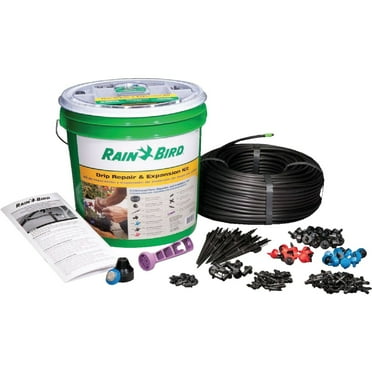 Rain Bird LNDDRIPKIT Drip Irrigation Landscape & Garden Watering 108 ...