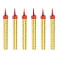 Midewhik King Of Sparklers Pack Of 6 Gold Wrapping Sparkling Candles ...