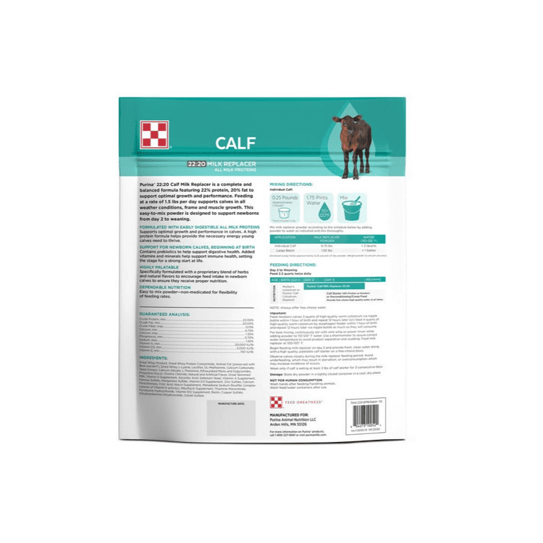 Calf Colostrum For Humans Purina Calf Colostrum Replacer - 12.3 Oz ...
