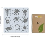 30x30cm Paint Splatter Stencil Decoration Template Blood Dripping ...