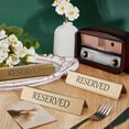 12Pcs 201 Stainless Steel Reserved Table Signs Tent Signs for ...