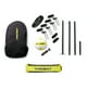 CROSSNET Four Square Volleyball Net and Game Set with Carrying Backpack ...