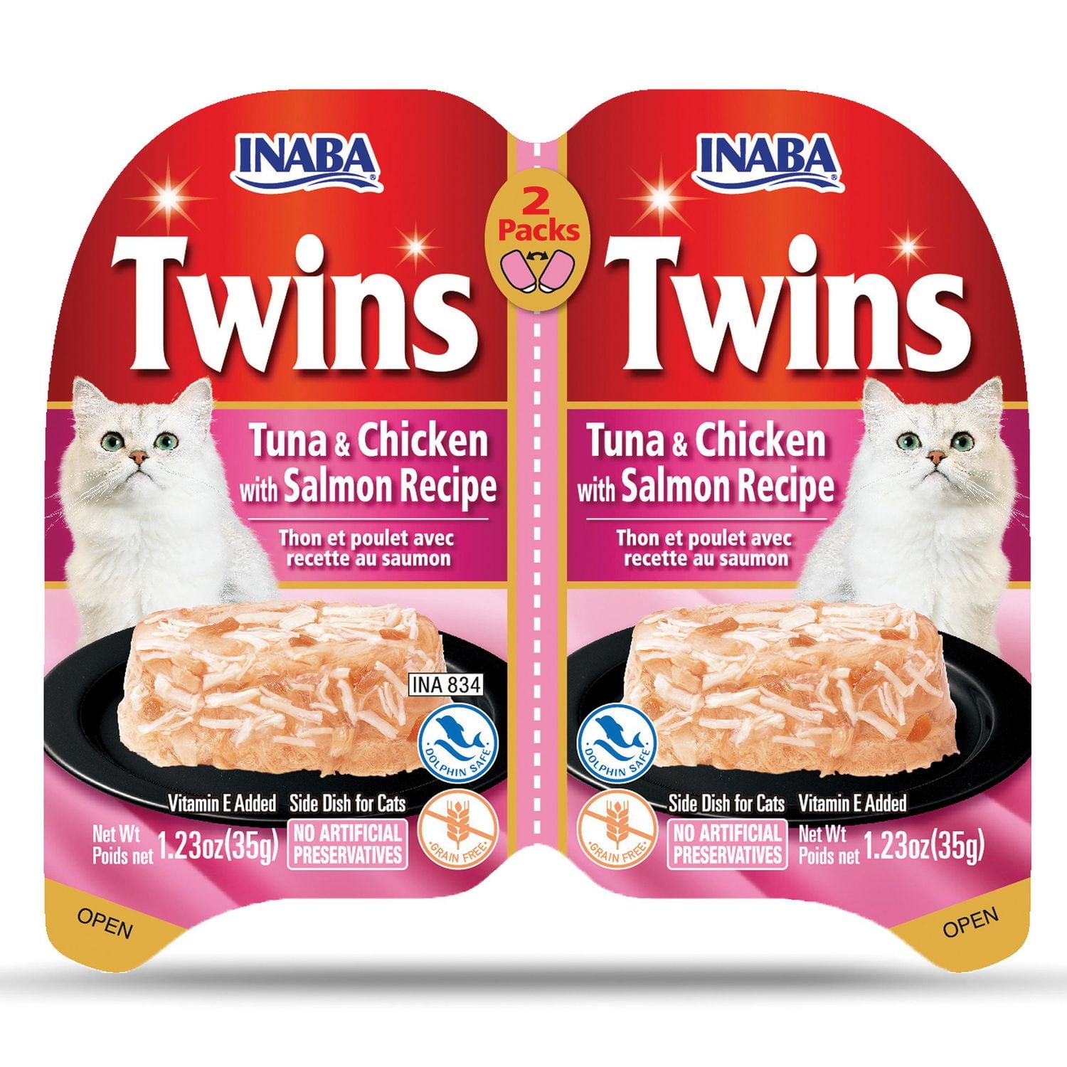 Click here for Inaba Twins For Cat  Tuna & Chicken With Salmon Re... prices