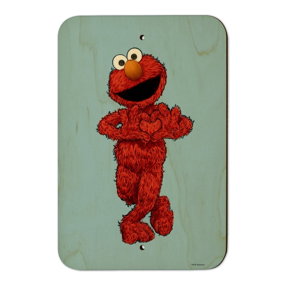 Sesame Street Vintage Elmo Home Business Office Sign - Walmart.com