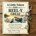 Creative Fishing Keychain, Fish & Hook Key Chain with Greeting Card ...