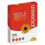 Universal Economy Office Copy Paper, 92 Bright, 20lb, 8.5 x 11, White ...