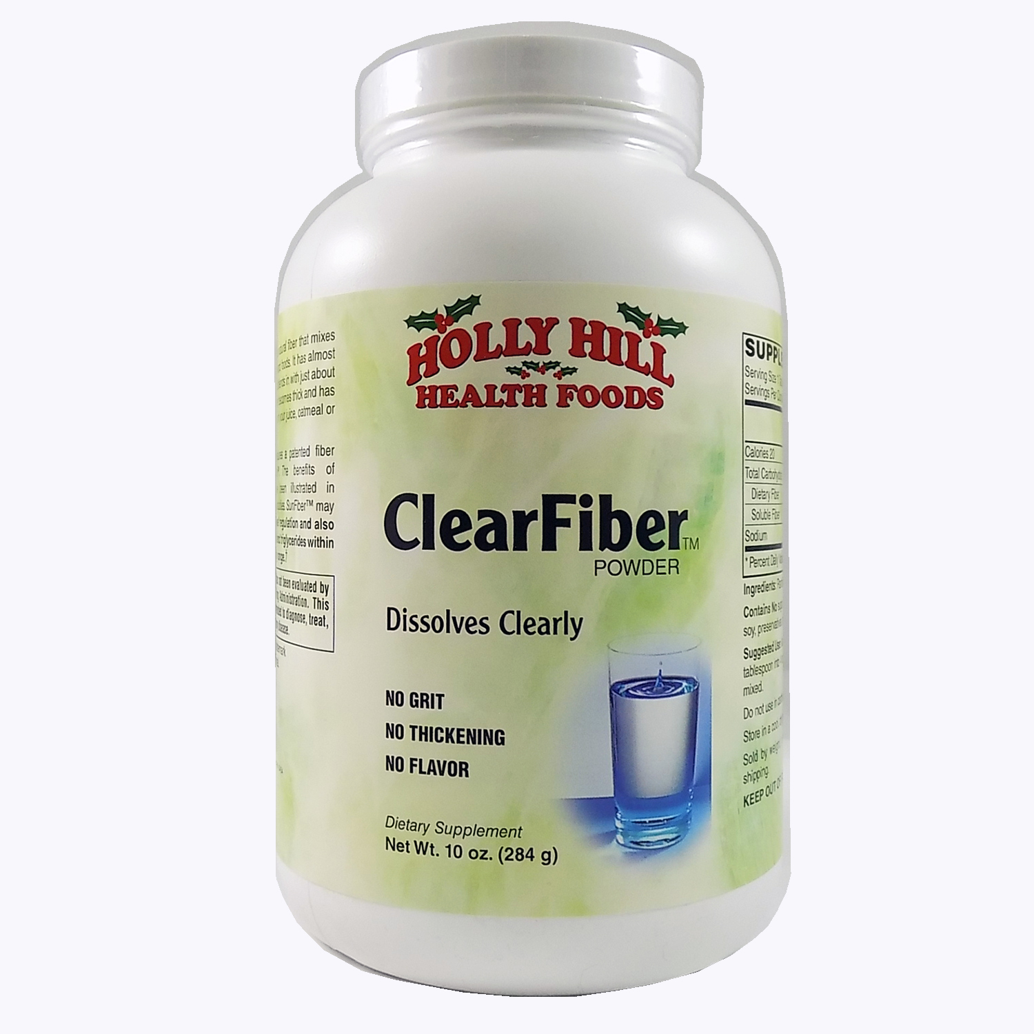 Holly Hill Health Foods, Clear Fiber Powder, 10 Ounce - Walmart.com ...