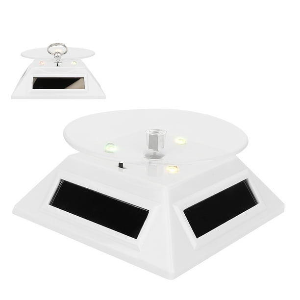 Jewelry Storage Turntable Display Stand, Rotating Display Stand Solar ...