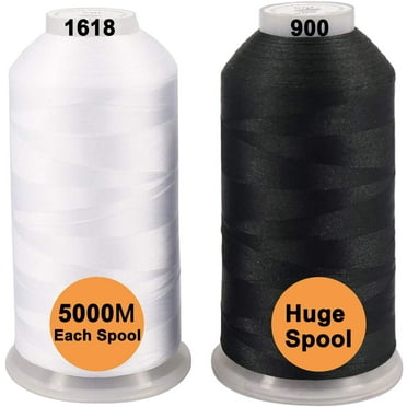 New brothread 64 Spools 1000M (1100Y) Polyester Embroidery Machine ...