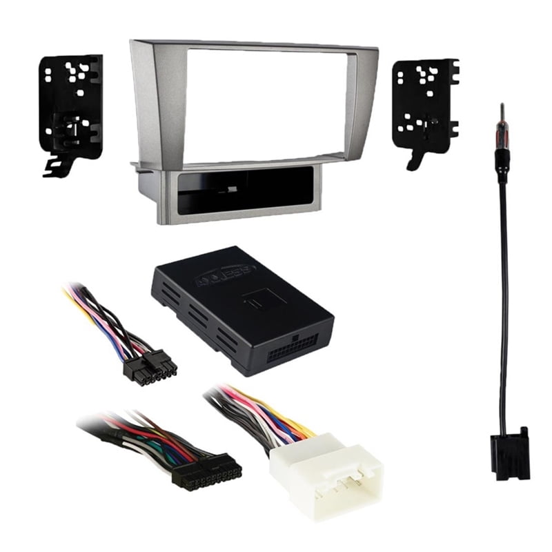 Metra 99-8160G Gray Single Dash Kit + Amplified Interface for 01-06 ...