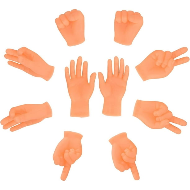 Finger Puppet Set, Small Left and Right Hands, Magic Tricks for Family ...
