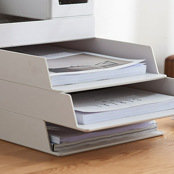 Office Desktop Organizer A4 Paper Drawer Storage Box Multi-functional ...