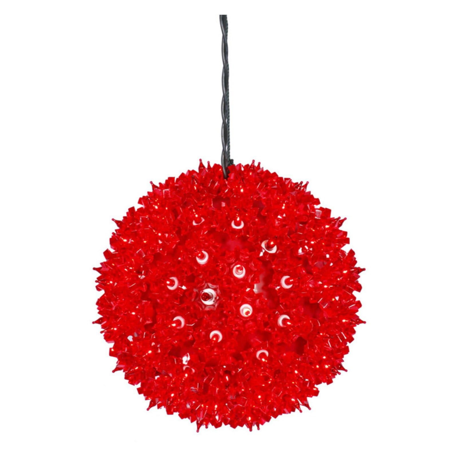 Vickerman Red Twinkle Star Sphere - 100 Lights - Walmart.com