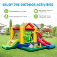 Costway 7-in-1 Kids Bouncy Castle: Indoor/Outdoor Play, Jumping House ...
