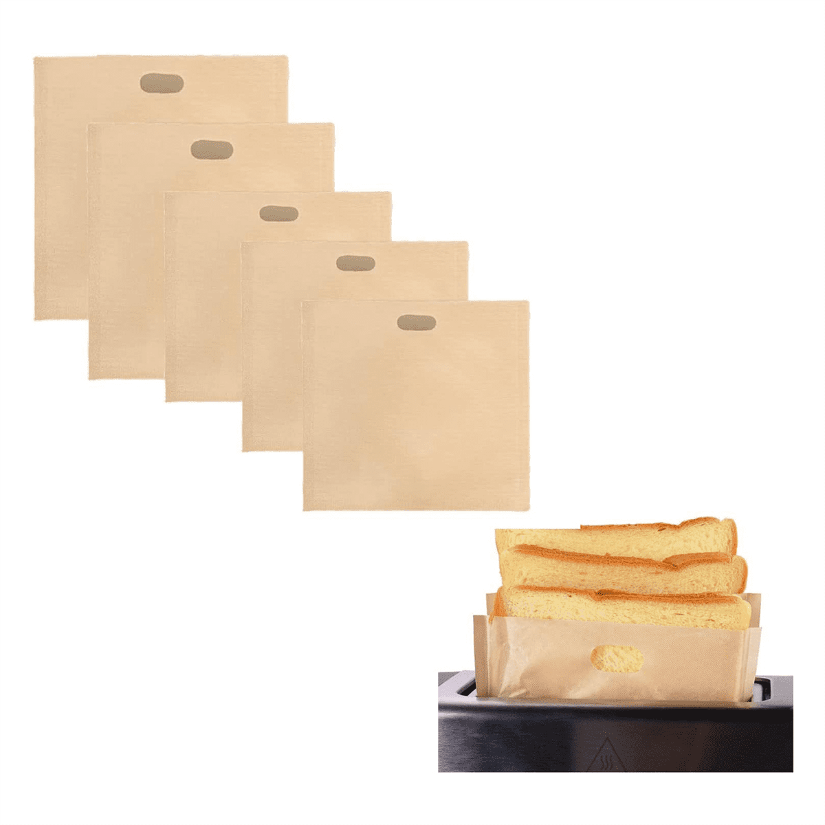 Click here for Unbranded Reusable Toaster Bags Non-Stick Toasted... prices