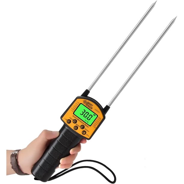 FYBTO Grain Moisture Meter Digital Tester Hygrometer LCD Display Use ...