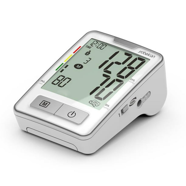 Monitor automático de presión arterial para brazo superior Esfigmomanómetro digital Medidor de ...