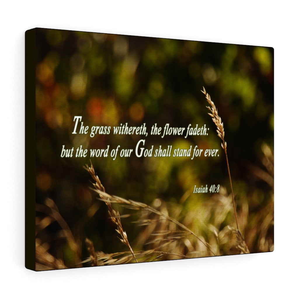Scripture Walls Word Of Our God Isaiah 40:8 Bible Verse Canvas ...