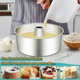 Vesteel Stainless Steel 10 Inch Angel Food Cake Pan with Tube, 16 Cups ...