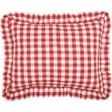 VHC Brands Farmhouse Red Country Buffalo Check Cotton Annie Bedding ...