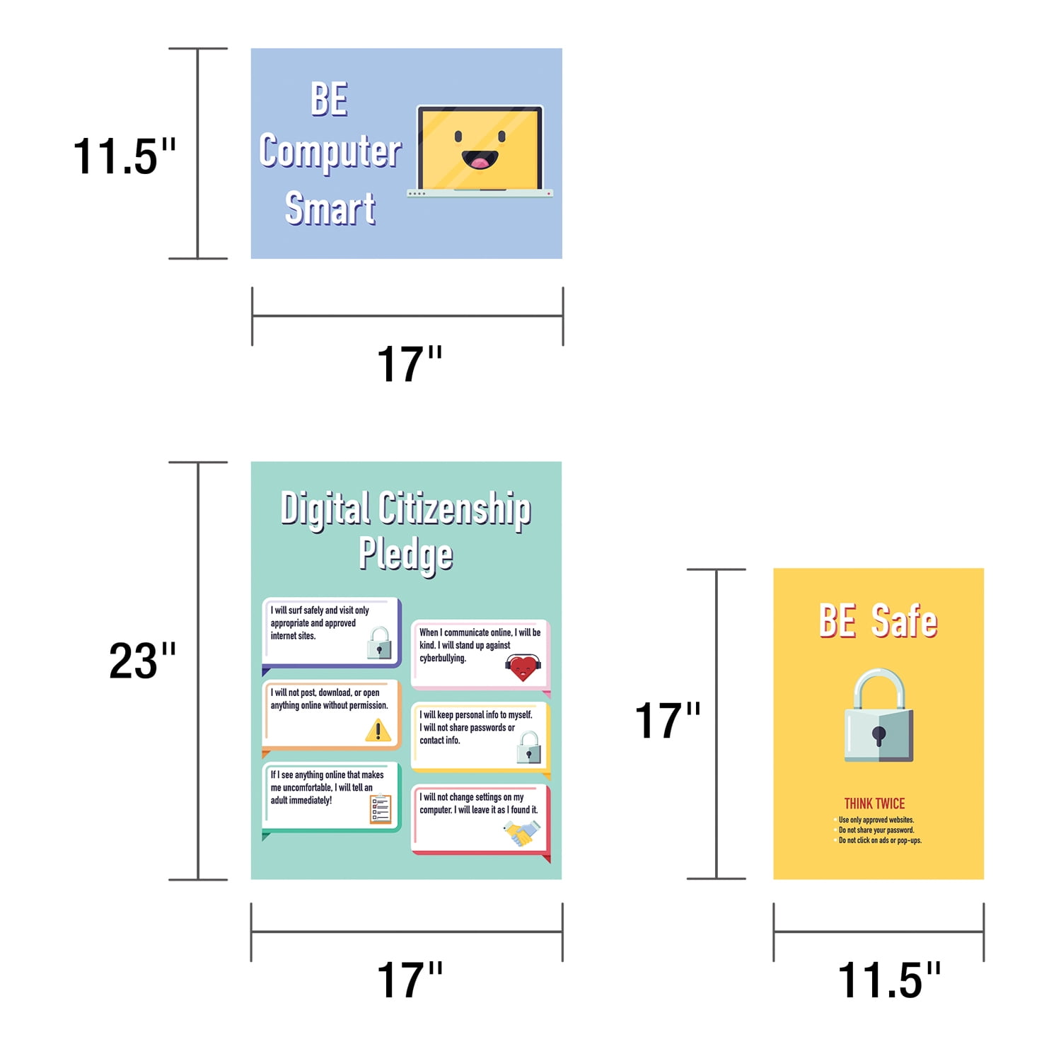Digital Citizenship Bulletin Board Set