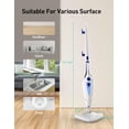 12-in-1 Steam Mop, Fast 15-Sec Heat-Up, 1500W Detachable Handheld Steam ...