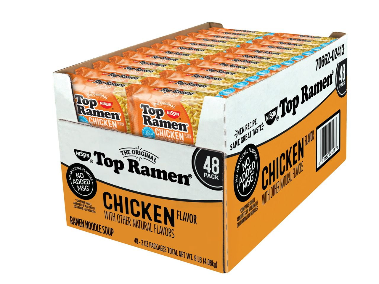 Nissin Top Ramen Chicken Flavor Noodle Soup 48 Pk 3 Oz
