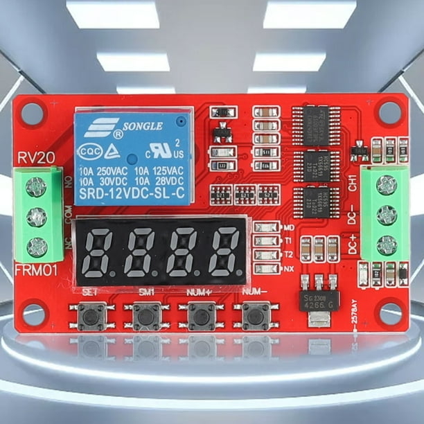jinnoda FRM01 Infinite Loop Relay Module 1CH Automation Delay Loop ...