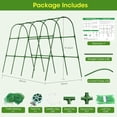 Cucumber Trellis for Raised Bed,U-Shape Garden Trellis for Climbing ...