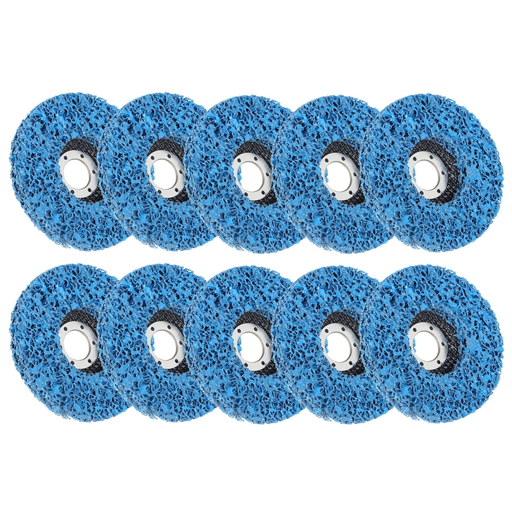EPOTOOR 10 Pack 4.5''x7/8" Poly Strip Disc Wheel Paint Rust Removal ...