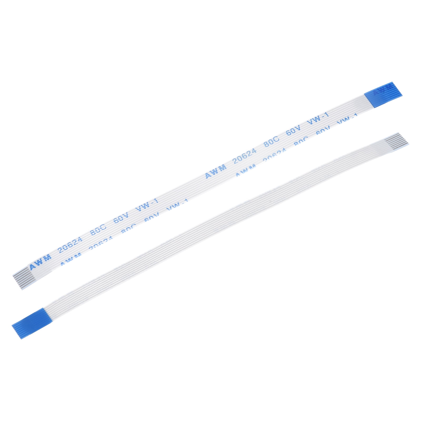 Uxcell FFC Ribbon Flat Flexible Cable 8 Pin 0.5mm 100mm (B Type) for ...