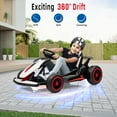 Go Kart for Kids, 24V Drift Kart with 2X200W Strong Motor, 7AH Big ...